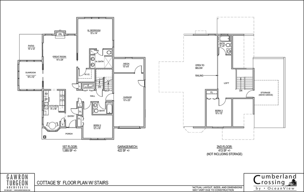 Retirement Cottage House Plans | Cumberland Crossing